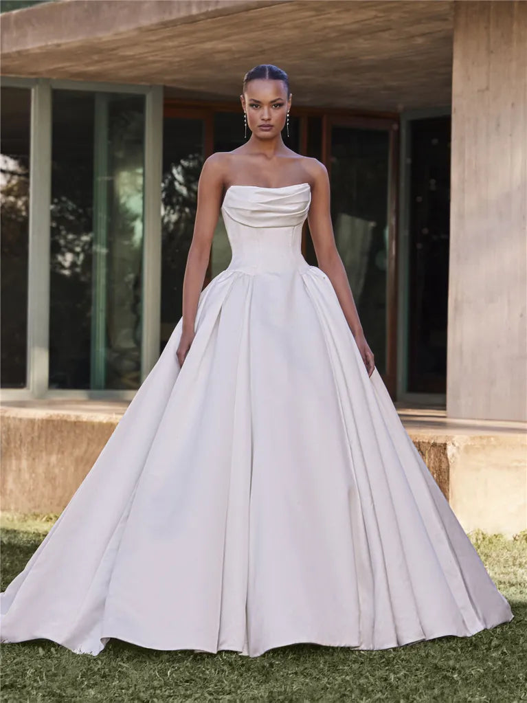 Cillian Dress Only Satin – Dion for Brides